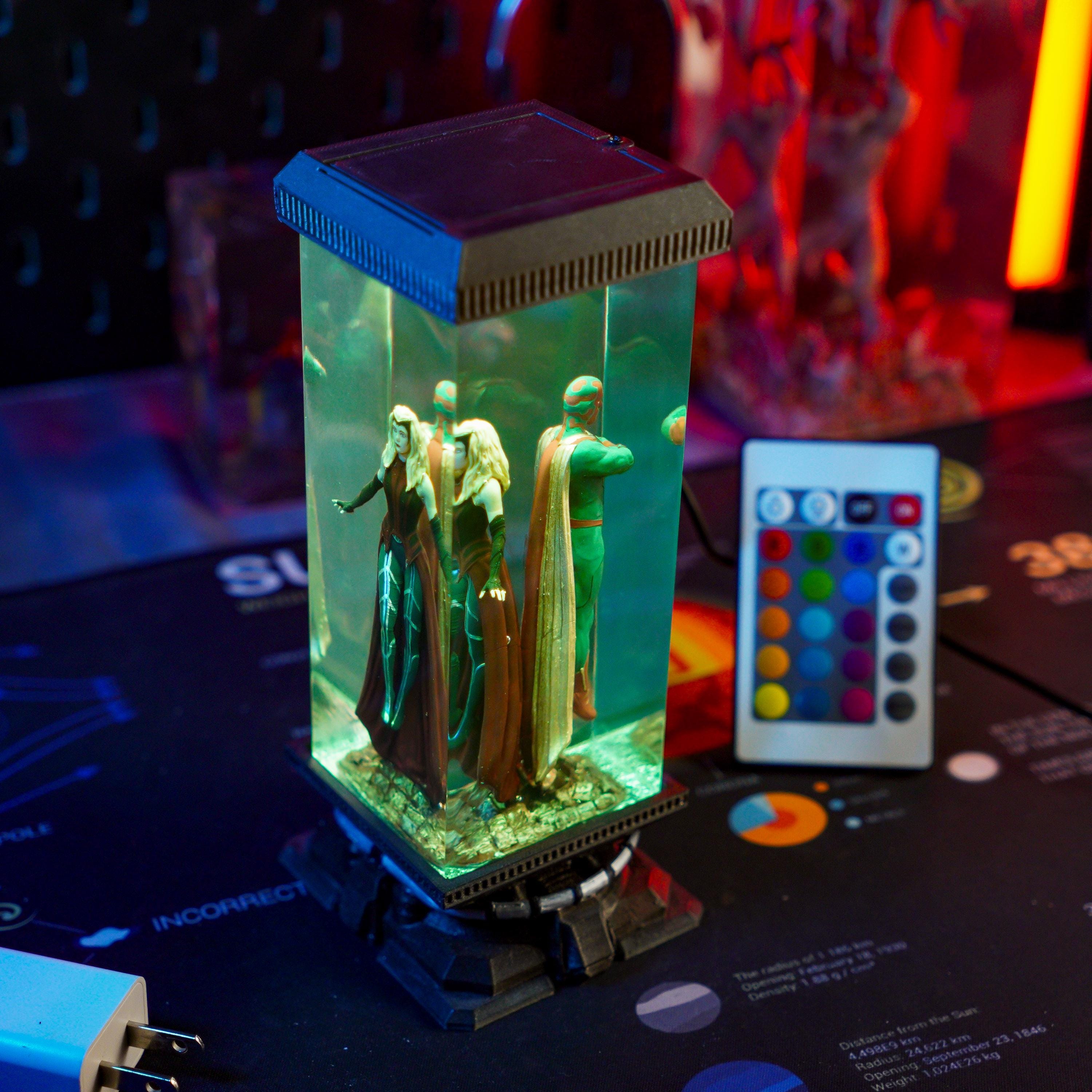 Superhero Epoxy Resin Lamp 5 – ARTLEMI Store